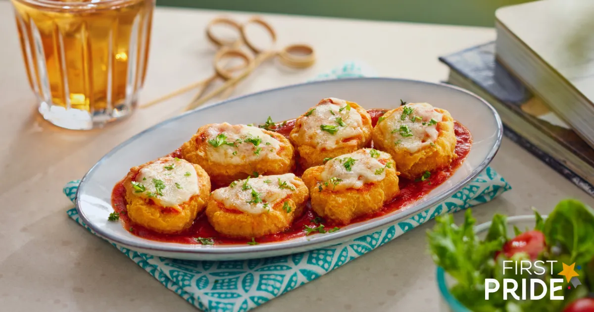 NUGGET PARMIGIANA prepared with FIRST PRIDE Home Spiced Nuggets | FIRST ...